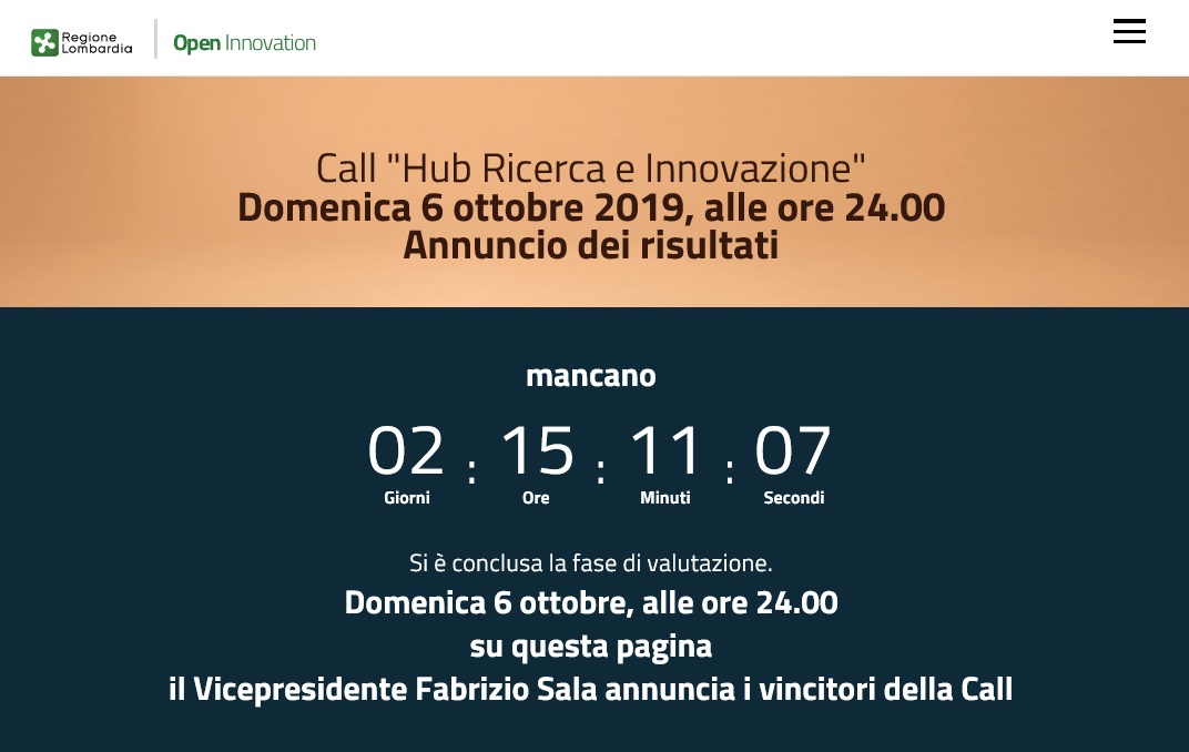 Annuncio Risultati del Bando Call Hub - PNO Innovation
